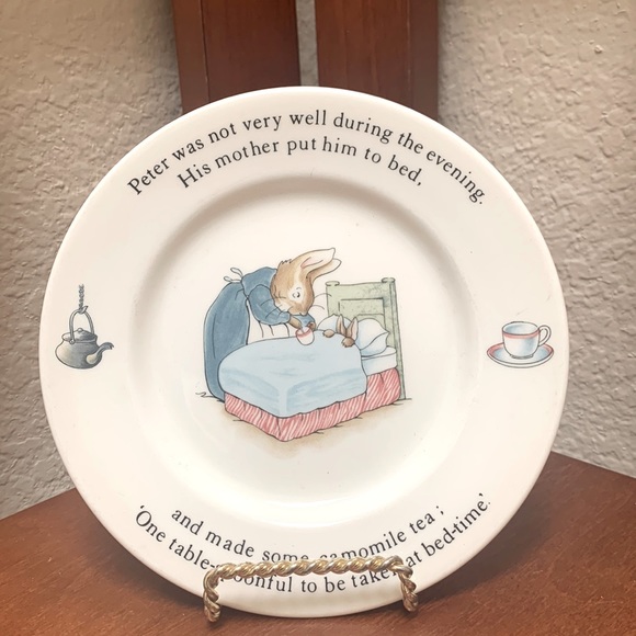 Frederick Warne | Accents | Wedgwood Peter Rabbit Plate Frederick Warne ...